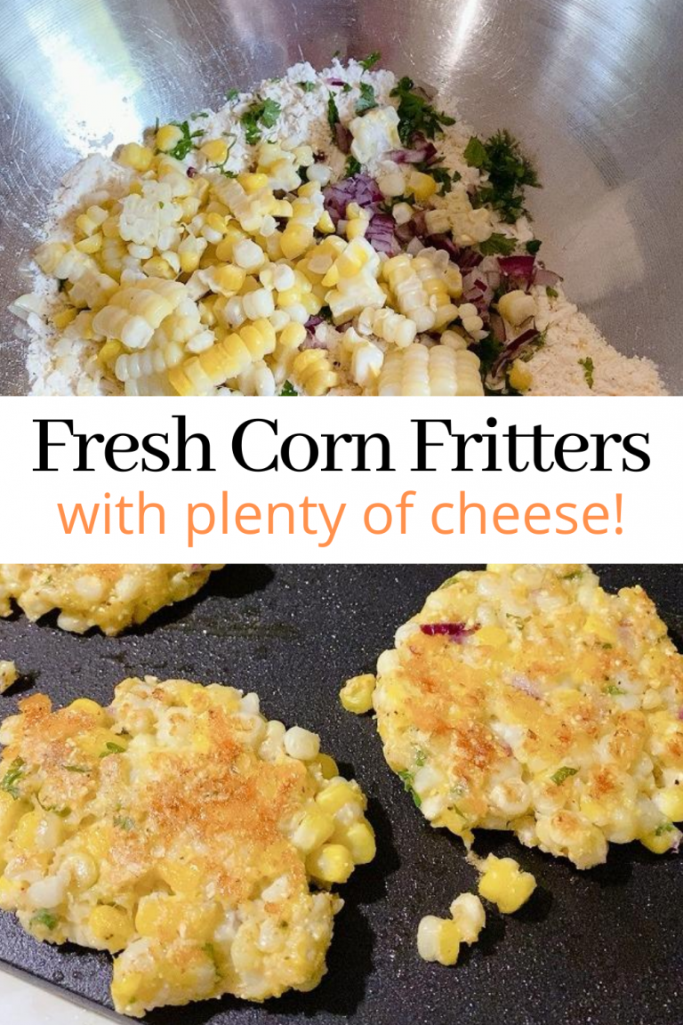Fresh Corn Fritter Recipe with Cheese - Fractionated Living